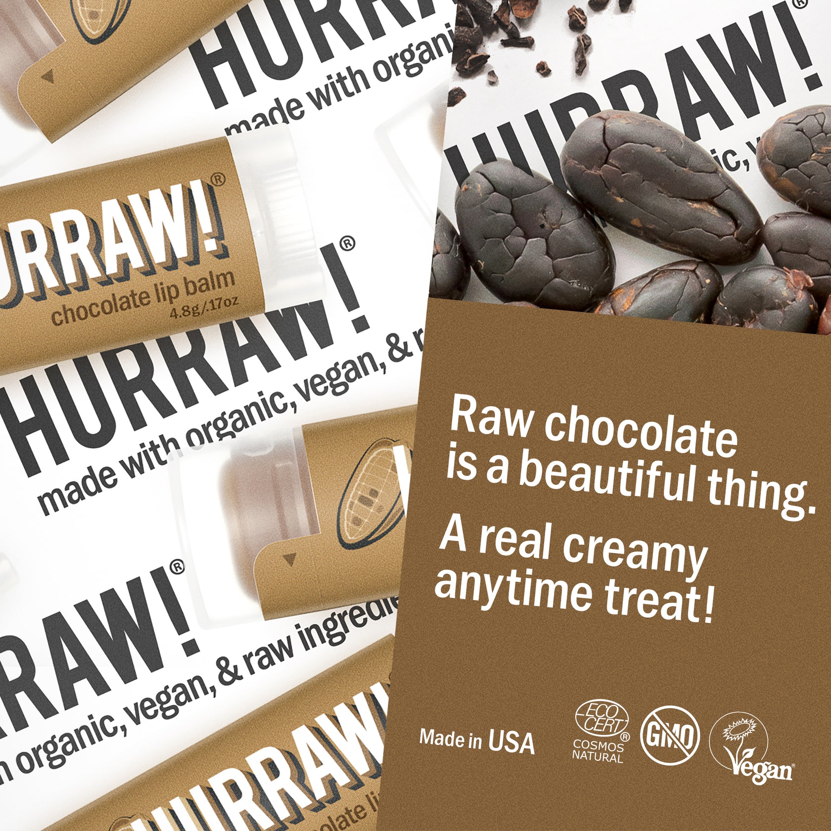 Hurraw! Chocolate Lip Balm : Vegan & Organic lip care. – Hurraw! Balm ...