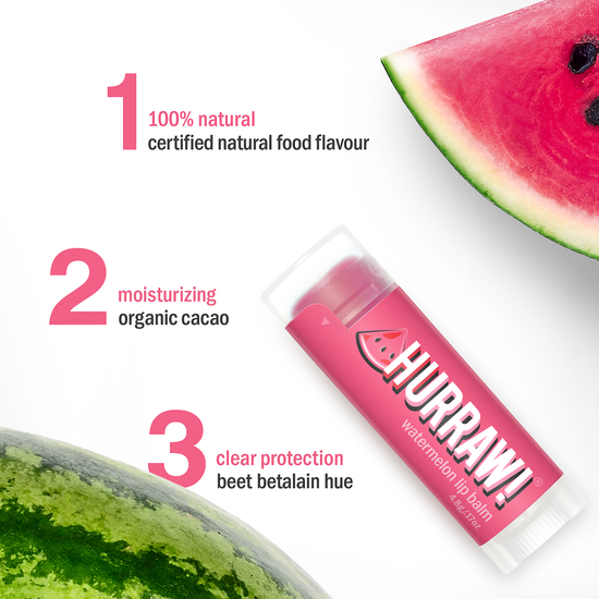 Hurraw! Watermelon Lip Balm : Vegan & Organic Lip Care. – Hurraw! Balm ...